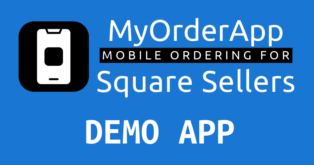 MyOrderApp Demo: See an example of an ordering application made with MOA